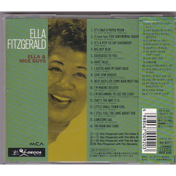 ★CD JAZZ エラ・アンド・ナイス・ガイズ Ella and NICE GUYS *エラ・フィッツジェラルド : いちさん堂 ヤフー店 - 通販 - Yahoo!ショッピング