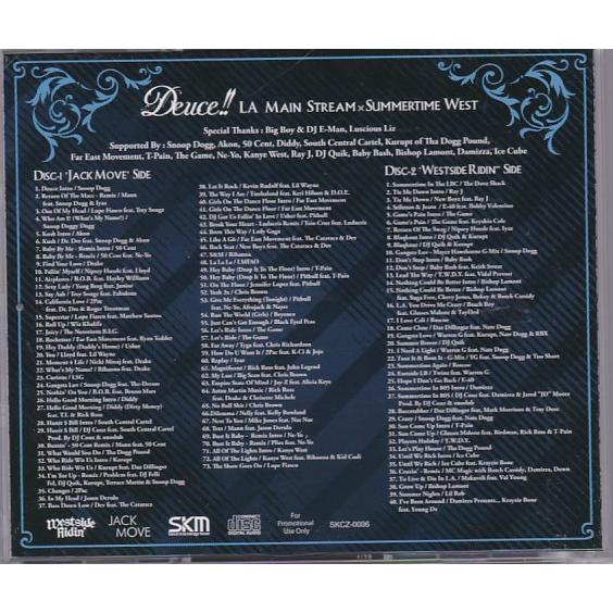 ★CD Deuce!! LA MAIN STREAM SUMMER TIME WEST CD2枚組 *DJ Couz : いちさん堂 ヤフー店 - 通販 - Yahoo!ショッピング