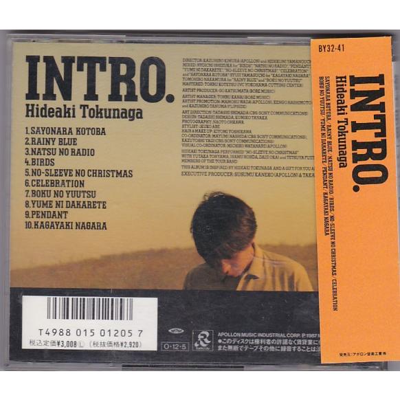 ★CD INTRO イントロ *徳永英明 全10曲収録 : いちさん堂 ヤフー店 - 通販 - Yahoo!ショッピング