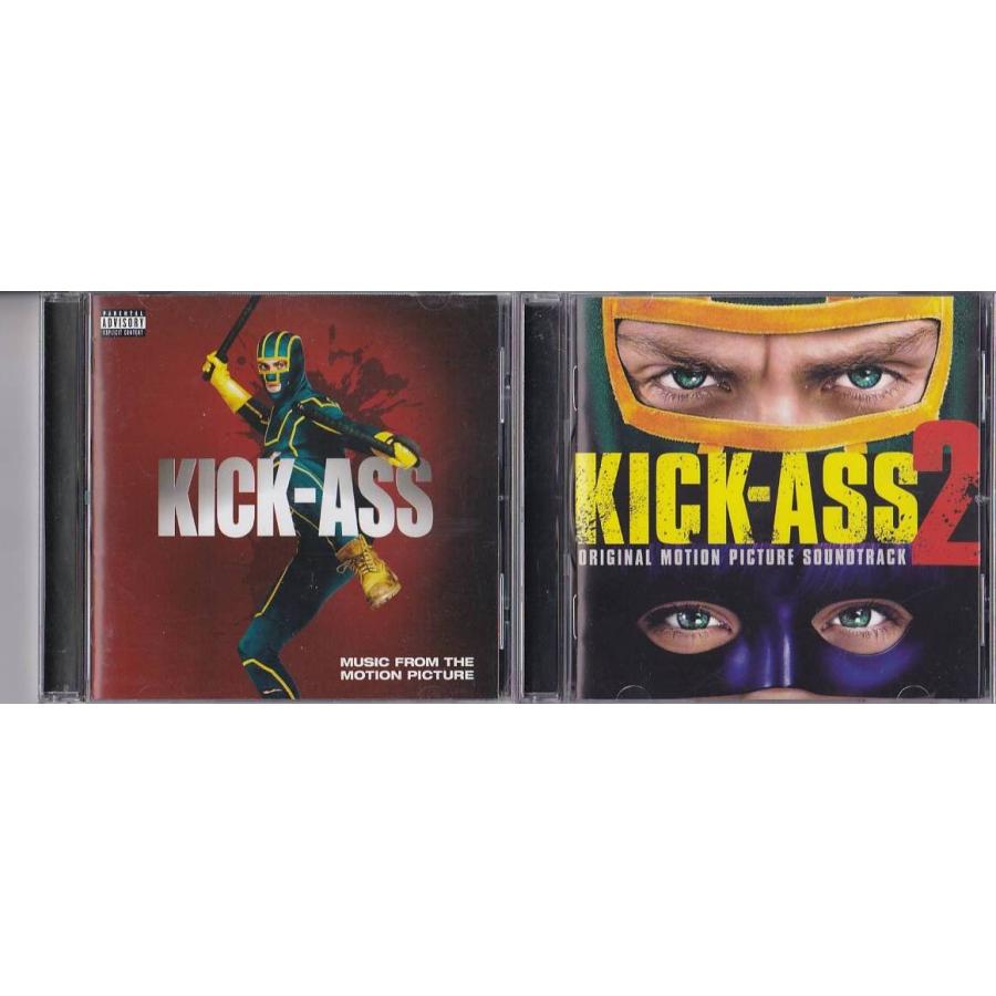 ★CD Kick-Ass & Kick-Ass2 キック・アス(キックアス)+ジャスティス・フォーエバー オリジナルサウンドトラック.サントラ ...