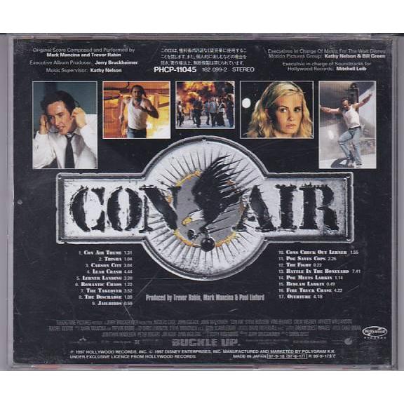 ★CD コンエアー CON AIR オリジナルサウンドトラック.サントラ.OST *トレバー・ラビン他 : いちさん堂 ヤフー店 - 通販 ...