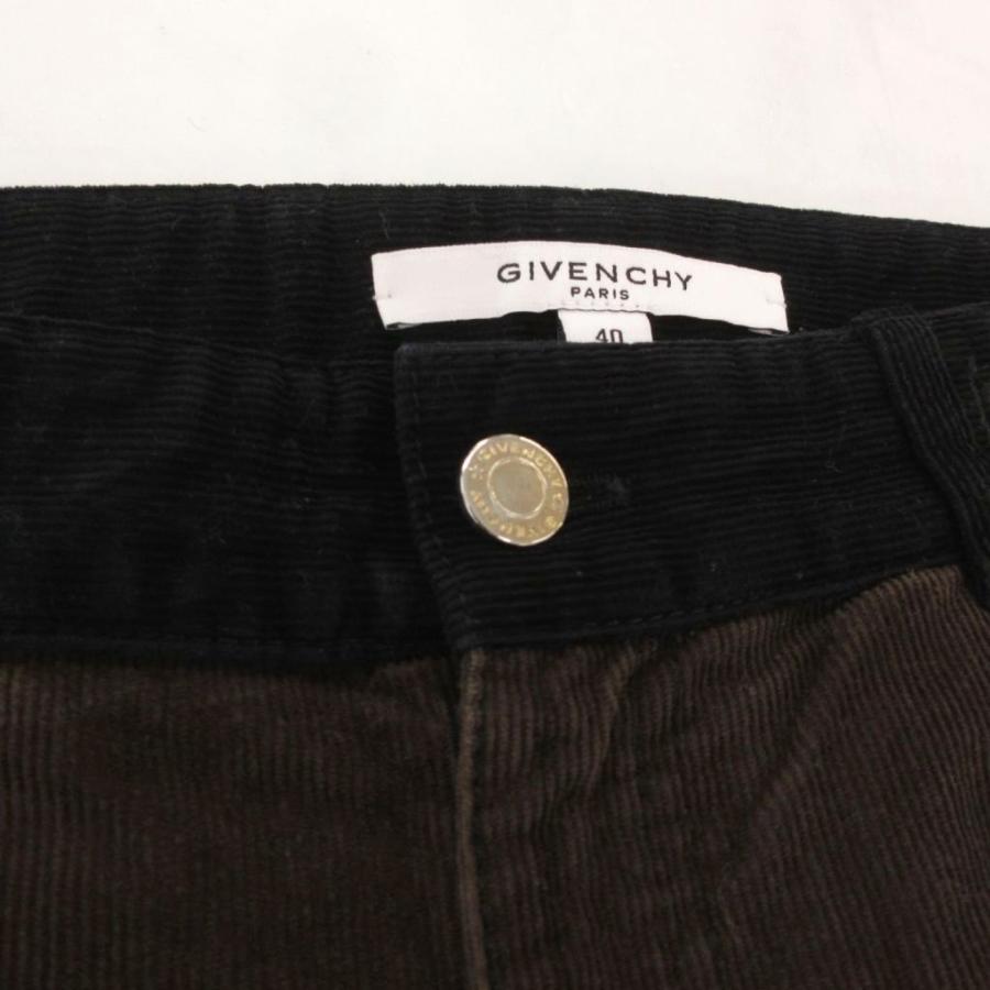 ジバンシィ GIVENCHY コーデュロイパンツ 40 バイカラー スキニー