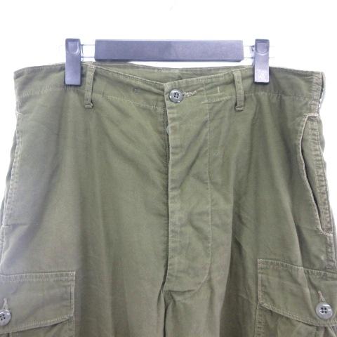 【中古】TCBジーンズ TCB JEANS カーゴパンツ ミリタリーパンツ カーキ L メンズ TCBジーンズ TCB JEANS カーゴパンツ ミリタリーパンツ カーキ L