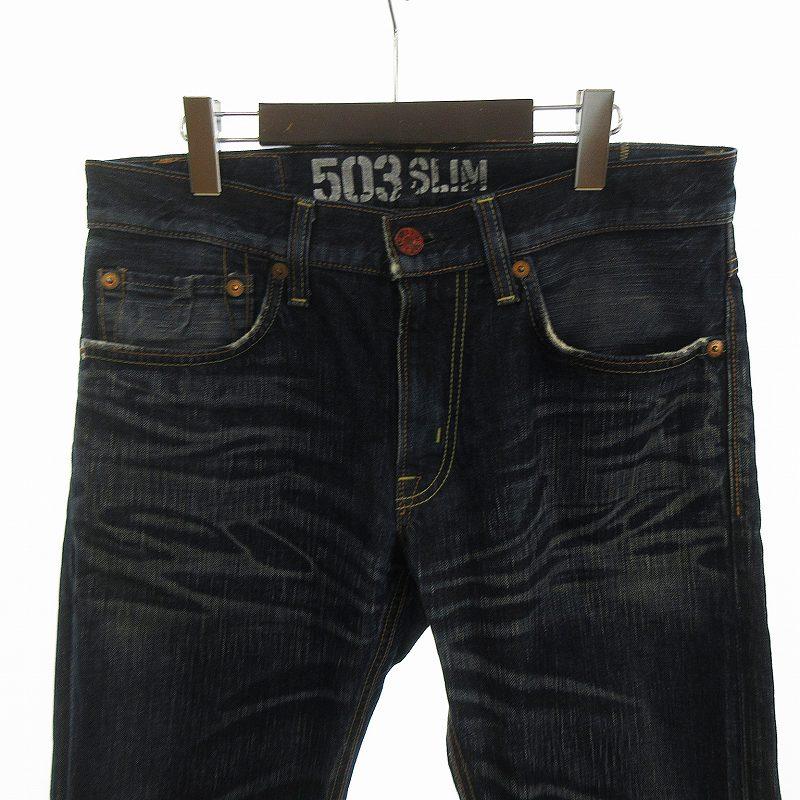 EDWIN エドウィン ブルートリップ 503 SLIM デニム パンツ ジーンズ BT5032 W32L32 青 ブルー メンズ : ブランド古着販売のベクトル - 通販 - Yahoo ...