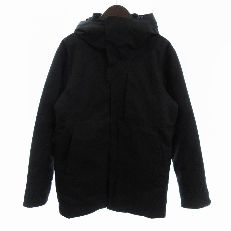 ARC'TERYX アークテリクス THERME PARKA ダウンコート ジップアップ ミドル丈 フード 12888 黒 ブラック XS ☆AA★ メンズ : ブランド古着販売のベクトル ...