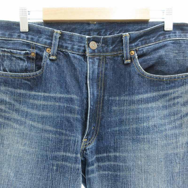 Levi's リーバイス 505 デニムパンツ ジーンズ ストレート ジップフライ W34 L32 インディゴブルー /GV メンズ : ブランド古着販売のベクトル - 通販 - Yahoo ...