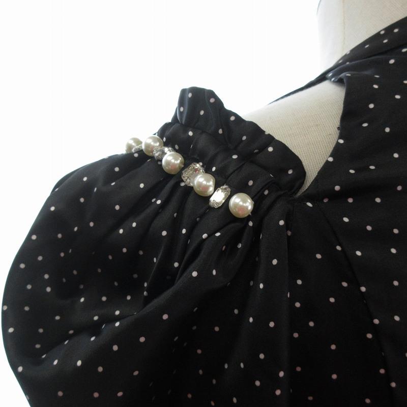 未使用品 ハーリップトゥ タグ付き Date Night Polka-dot Dress