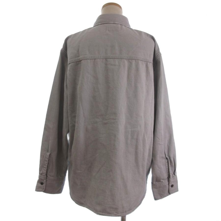 【中古】アパルトモン ドゥーズィエムクラス RETROVE 美品 25SS ブリーチ デニムシャツ 長袖 グレー F レディース アパルトモン ドゥーズィエムクラス RETROVE 美品 25SS BLEACH DENIM