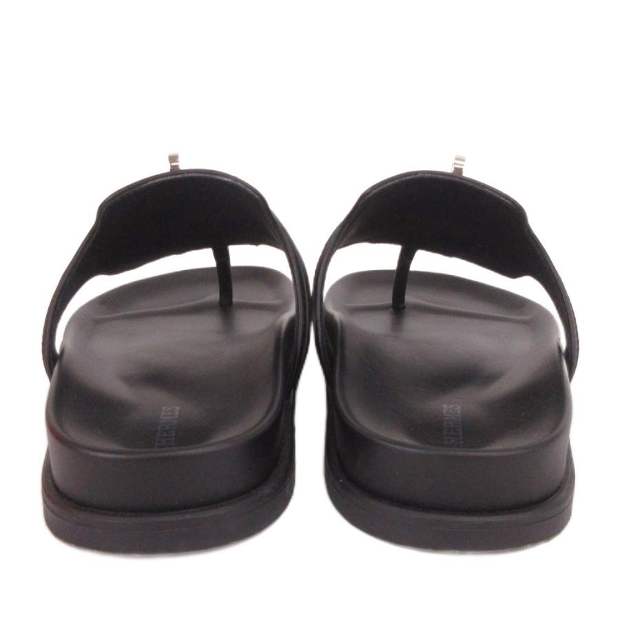 HERMES（エルメス） 美品 アンピール サンダル H221074Z 黒 ブラック