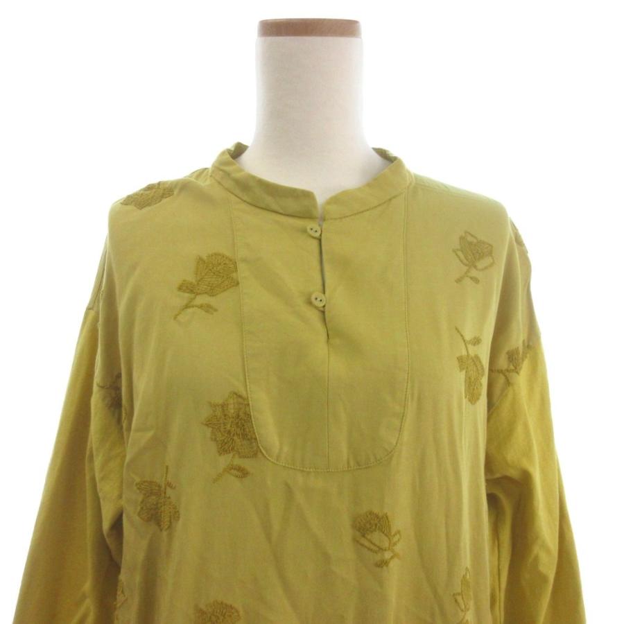 スーパーハッカ SUPER HAKKA ワンピース 長袖 ロング丈 刺繍 黄 : ブランド古着販売のベクトル - 通販 - Yahoo!ショッピング