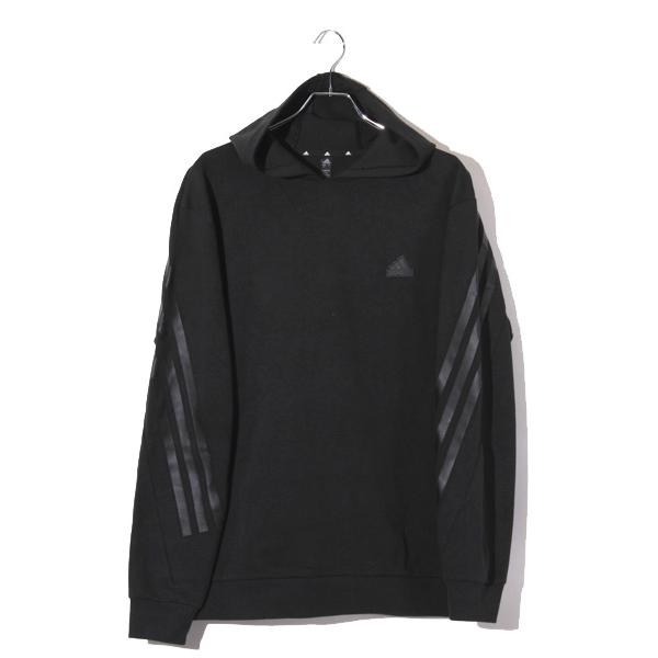 adidas アディダス スウェット フューチャーアイコン 3ストライプス パーカー 2XL BLACK ブラック IC6740/ メンズ ...