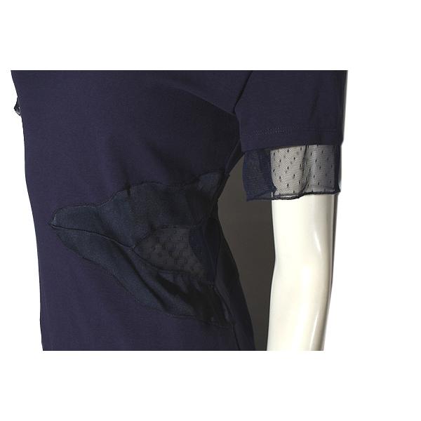 Ameri VINTAGE アメリ ヴィンテージ MEDI ASYMMETRY LACE CUT DRESS アシンメトリー レース カット ドレス ワンピース S NAVY ネイビー 024 ...