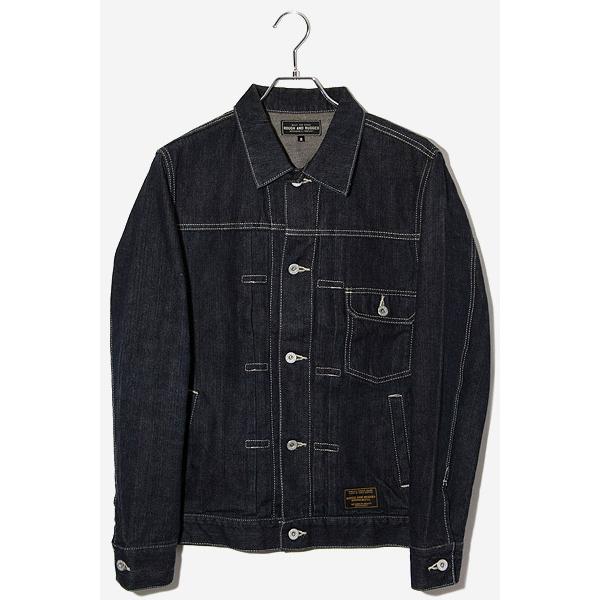 ROUGH AND RUGGED ラフアンドラゲッド 1st TYPE デニムジャケット Gジャン 2 INDIGO インディゴ / メンズ ...