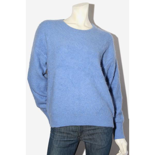 2022AW Viaggio Blu ビアッジョブルー FOXカシミヤプルオーバー ニット セーター 2 BLUE ブルー 2612 ...