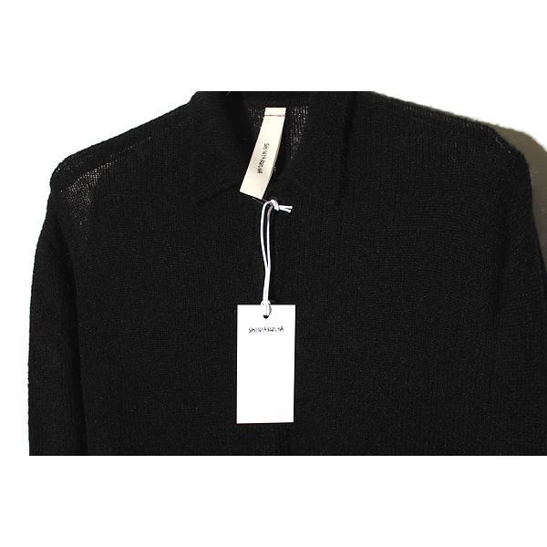 未使用品 2025AW SHINYA KOZUKA シンヤコズカ NOTHING SPECIAL KNITTED SHIRT ニット シャツ S DAWN BLACK ブラック ...
