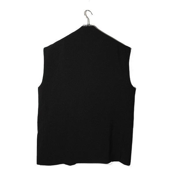 2023SS LAD MUSICIAN ラッドミュージシャン SLEEVELESS JACKET スリーブレス ジャケット 44 BLACK ...