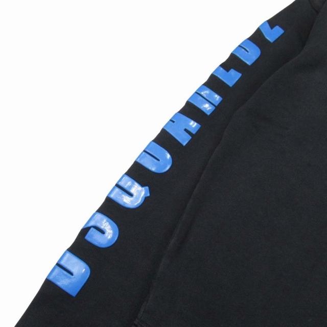 【中古】19ss ディースクエアード DSQUARED2 Dan Fit スウェットシャツ ラバーロゴ プリント 裏起毛 トレーナー DSQUARED2（ディースクエアード） 19ss DSQUARED2 Dan Fit スウェット