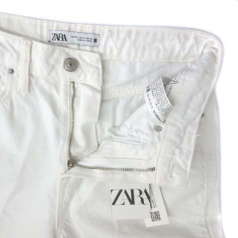 ZARA 未使用品 ザラ ハイライズ ストレート デニムパンツ ZARA 未使用品 ザラ ハイライズ ストレート デニムパンツ