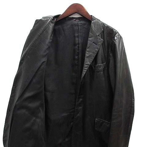 【中古】ザズー ZAZOUS REATS ZAZOUS レザー テーラード ジャケット ブラック 黒 S メンズ ザズー ZAZOUS REATS レザー テーラード ジャケット ブラック 黒 S