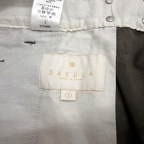 サクラ SAKULA ツータック ワイド チノ パンツ チノパン カーキ 1 メンズ : ブランド古着販売のベクトル - 通販 - Yahoo ...