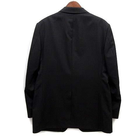 ネオシーザー NEO CAESAR 大賀 スーツ セットアップ ストライプ バーズアイ 2B ジャケット パンツ チャコール ABXL メンズ ...