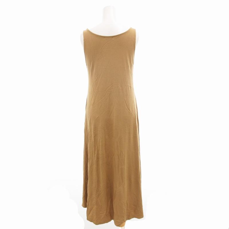 スピック＆スパン ノーブル Spick&Span Noble ノースリーブワンピース ロング シルク混 茶 ブラウン /GV GY03 レディース : ブランド古着販売のベクトル - 通販 ...