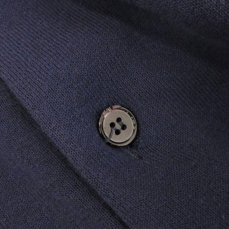 HERMES（エルメス） ニット切替 シャツ 長袖 ストライプ セリエボタン