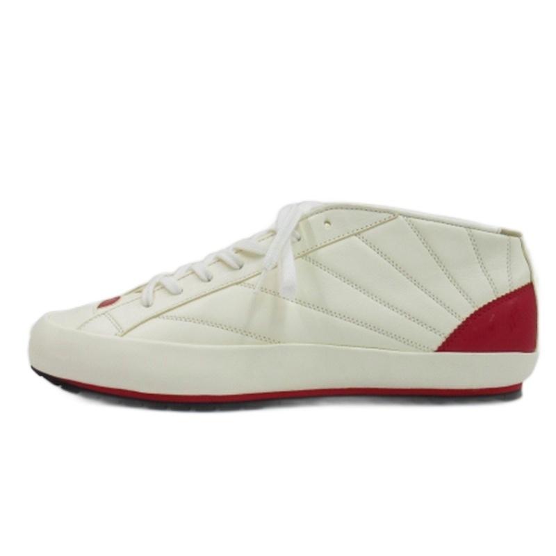 未使用品 ミズノ MIZUNO タグ付き スニーカー レザー 8KL-53501 アイボリー 27cm メンズ : ブランド古着販売のベクトル - 通販 - Yahoo!ショッピング