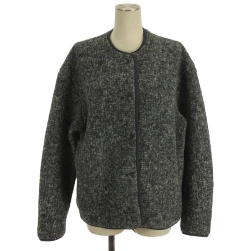 ユニクロ（UNIQLO） ボア フリース クルーネック カーディガン ジャケット 461660 グレー系 XXL FF レディース ...