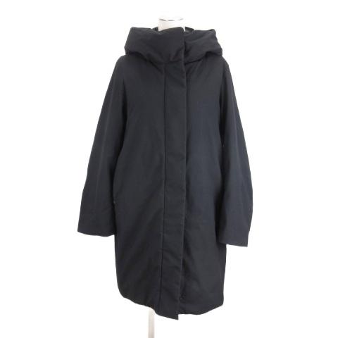 ユニクロ（UNIQLO） ハイブリッド ダウン コクーンコート M ブラック FF レディース : ブランド古着販売のベクトル - 通販 ...