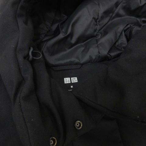 ユニクロ（UNIQLO） ハイブリッド ダウン コクーンコート M ブラック FF レディース : ブランド古着販売のベクトル - 通販 ...
