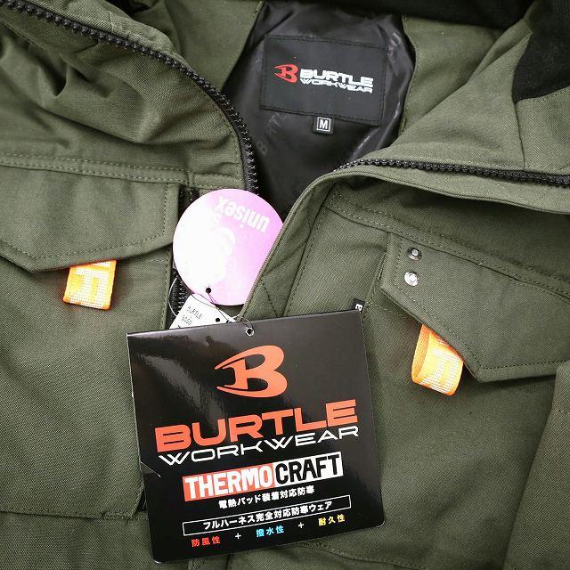 未使用品 BURTLE バートル 5050 フルハーネス 完全対応 防寒 ウェア ジャケット M ミルスグリーン メンズ レディース : ブランド古着販売のベクトル - 通販 - Yahoo ...