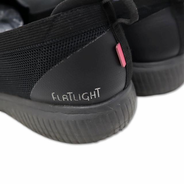FLATLIGHT フラットライト メッシュ スリッポン スニーカー 24.5 ブラック レディース : ブランド古着販売のベクトル - 通販 - Yahoo!ショッピング