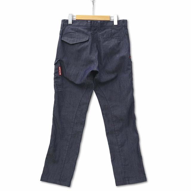 バートル BURTLE 1802 交織ストレッチツイルカーゴパンツ 作業ズボン インディゴ M メンズ レディース : ブランド古着販売のベクトル - 通販 - Yahoo!ショッピング