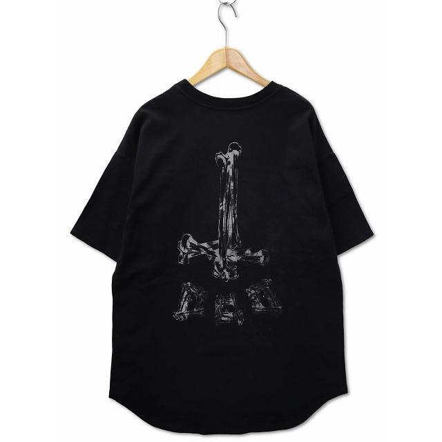 【中古】カタリスト CVTVLIST 2025SS BONES TEE クルーネック ボーンズ プリント 半袖 Tシャツ 1 BLACK(ブラック) カタリスト CVTVLIST 2025SS BONES TEE クルーネック ボーンズ