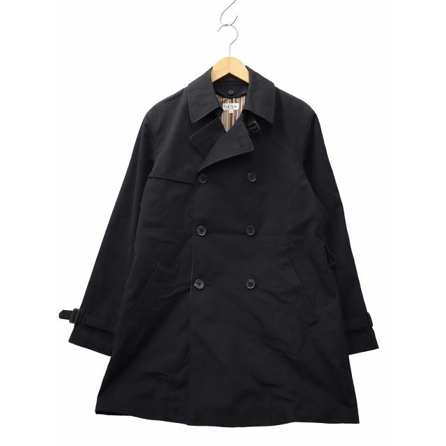 Paul Smith ポールスミス PAUL SMITH LONDON ロンドン ダブル 6B ウエストベルト トレンチコート M BLACK ...