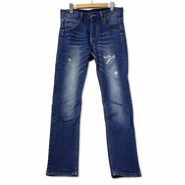 glory crew メンズビギ ストレッチ デニム パンツ M インディゴ メンズ : ブランド古着販売のベクトル - 通販 - Yahoo!ショッピング