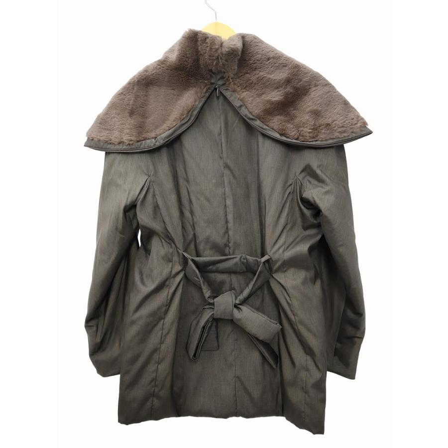 Max Mara（マックスマーラ） ファーフーディー ナイロン バックリボン