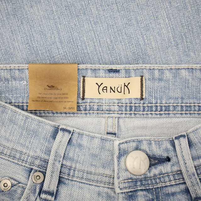 未使用品 ヤヌーク YANUK Wide Flare ウォッシュ加工 ワイド フレア
