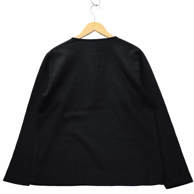 B&Y ユナイテッドアローズ BEAUTY&YOUTH ビューティー&ユース ヘンリーネック ニット プルオーバー トップス S BLACK ブラック 1212-180-70 : ブランド古着 ...