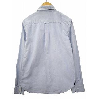 33 Degrees サーティースリーディグリーズ ボタンダウン ボーダーポケット デニム シャツ M LIGHTBLUE(ライトブルー) 春秋 メンズ : ブランド古着販売のベクトル ...