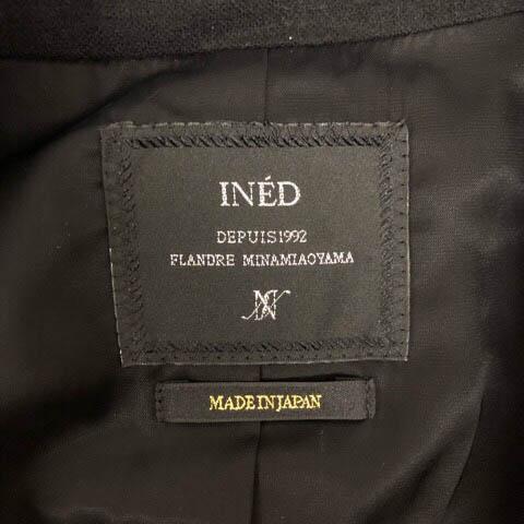 INED イネド スーツ セットアップ ジャケット ブレザー スカート ウール混 無地 裏地 長袖 膝丈 13 黒 ブラック レディース : ブランド古着販売のベクトル - 通販 ...