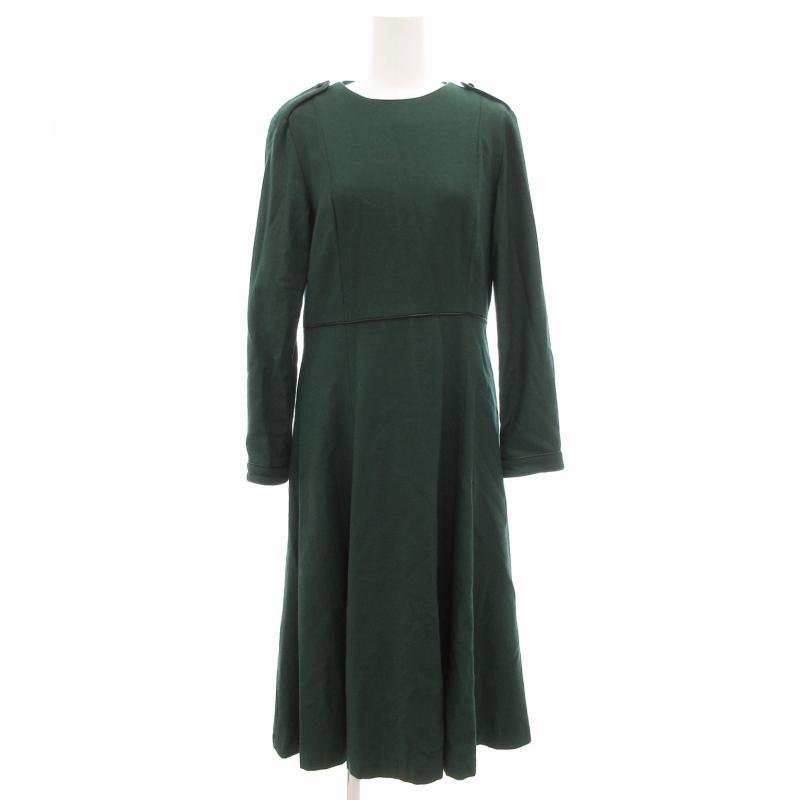 ダーマコレクション dama collection ワンピース 長袖 ロング ミモレ パイピング 9AR 緑 グリーン /GV レディース : ブランド古着販売のベクトル - 通販 ...