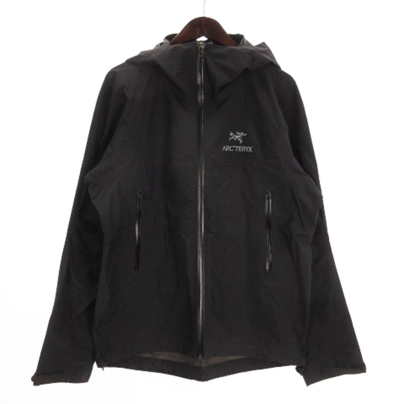 ARC'TERYX アークテリクス BETA SL JACKET マウンテンパーカー ロゴ 刺繍 黒 ブラック S アウター メンズ ...