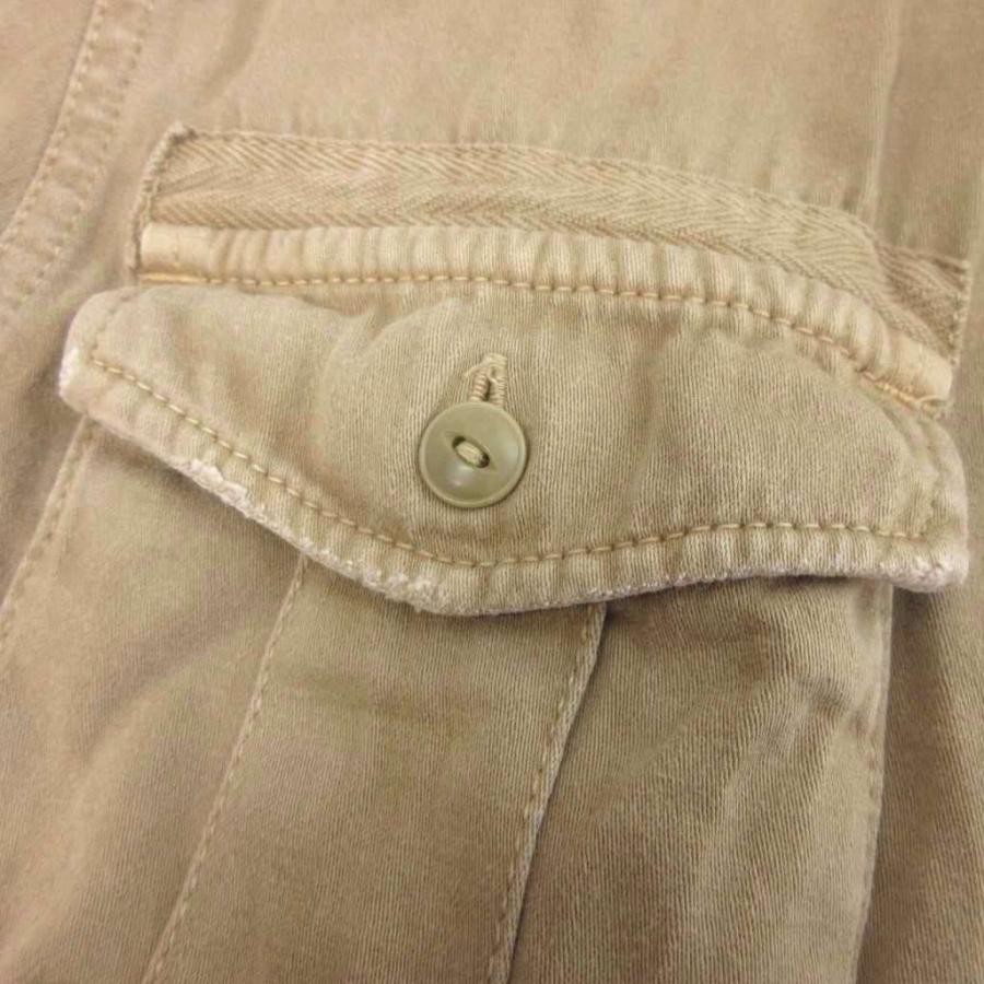 ラウンジリザード LOUNGE LIZARD シャツ ジャケット ミリタリー 七分袖 ベージュ系 1 ECT メンズ : ブランド古着販売の ...