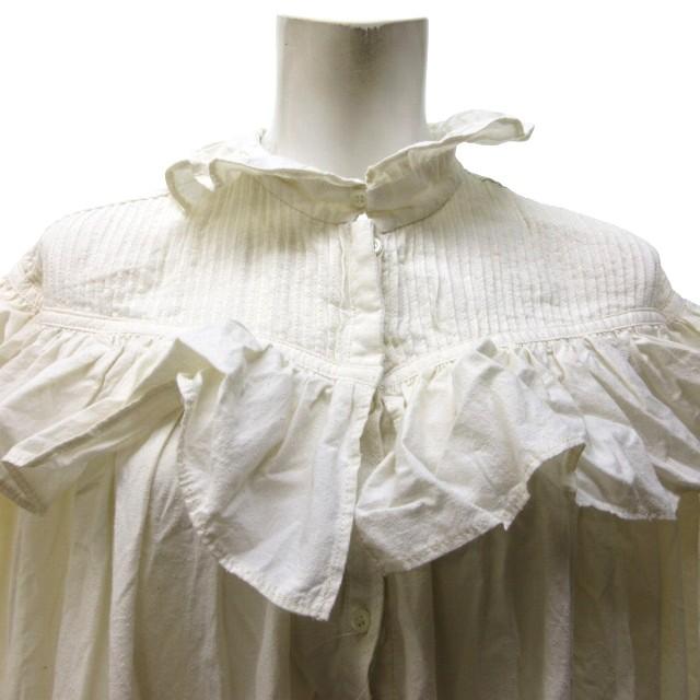 【中古】未使用品 ライト WRYHT タグ付き 24SS シャツワンピース ロング 刺繍 オールドジョー取扱い 白 1 約S 未使用品 ライト WRYHT タグ付き 24SS シャツワンピース ロング 刺繍