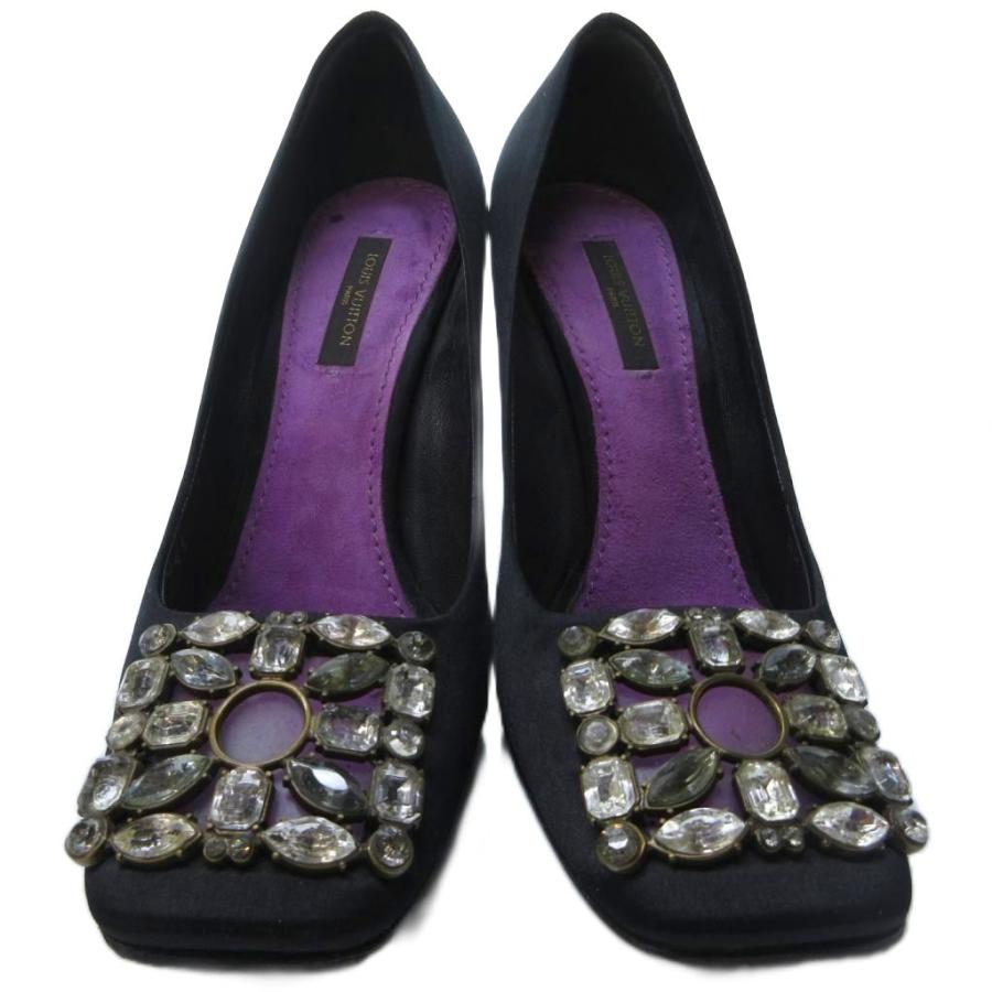 LOUIS VUITTON（ルイ・ヴィトン） ビジュー スクエアトゥ パンプス