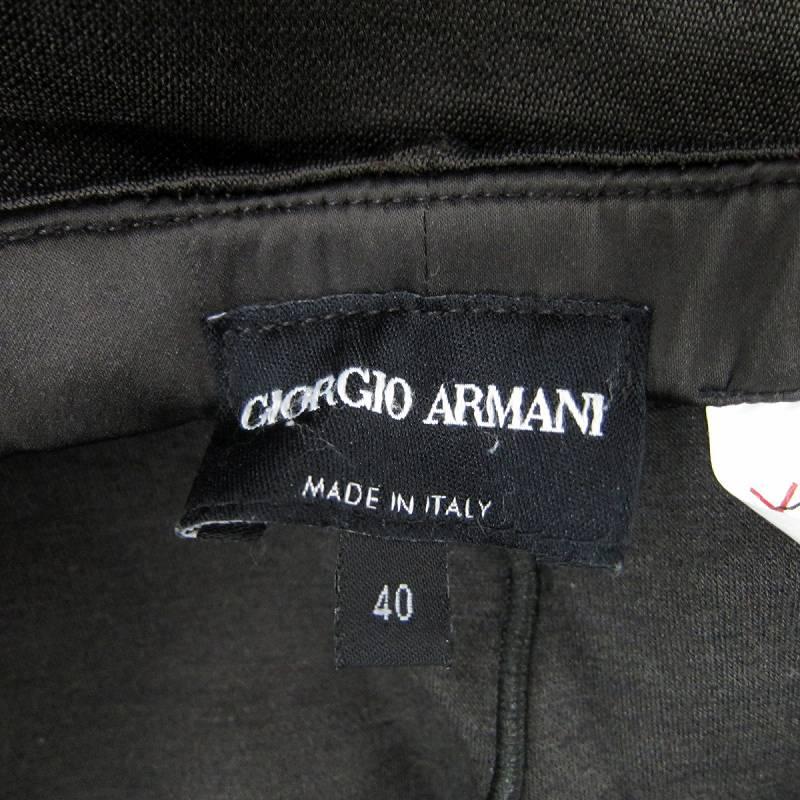 ジョルジオアルマーニ GIORGIO ARMANI イージーパンツ ストレートパンツ ロング丈 40 L ブラウン 茶 /SY11 IBO81 レディース : ブランド古着販売のベクトル ...