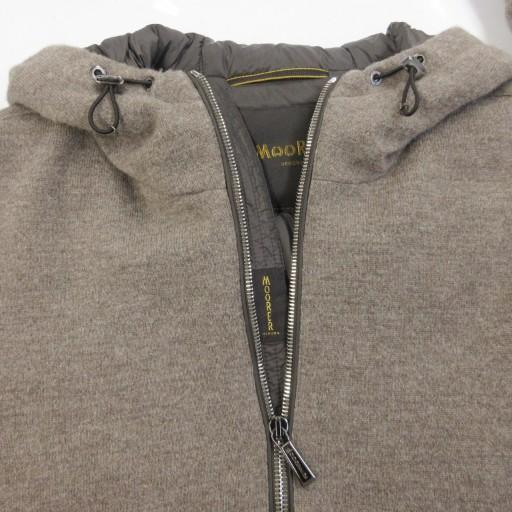 ムーレー MOORER BRIGNO-MRW ボンバージャケット カシミヤニットダウン