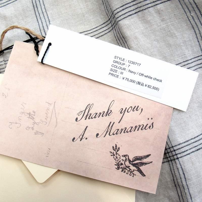 未使用品 23ss アレクサンダーマナミス ALEKSANDR MANAMIS 未使用品 23ss アレクサンダーマナミス ALEKSANDR MANAMIS